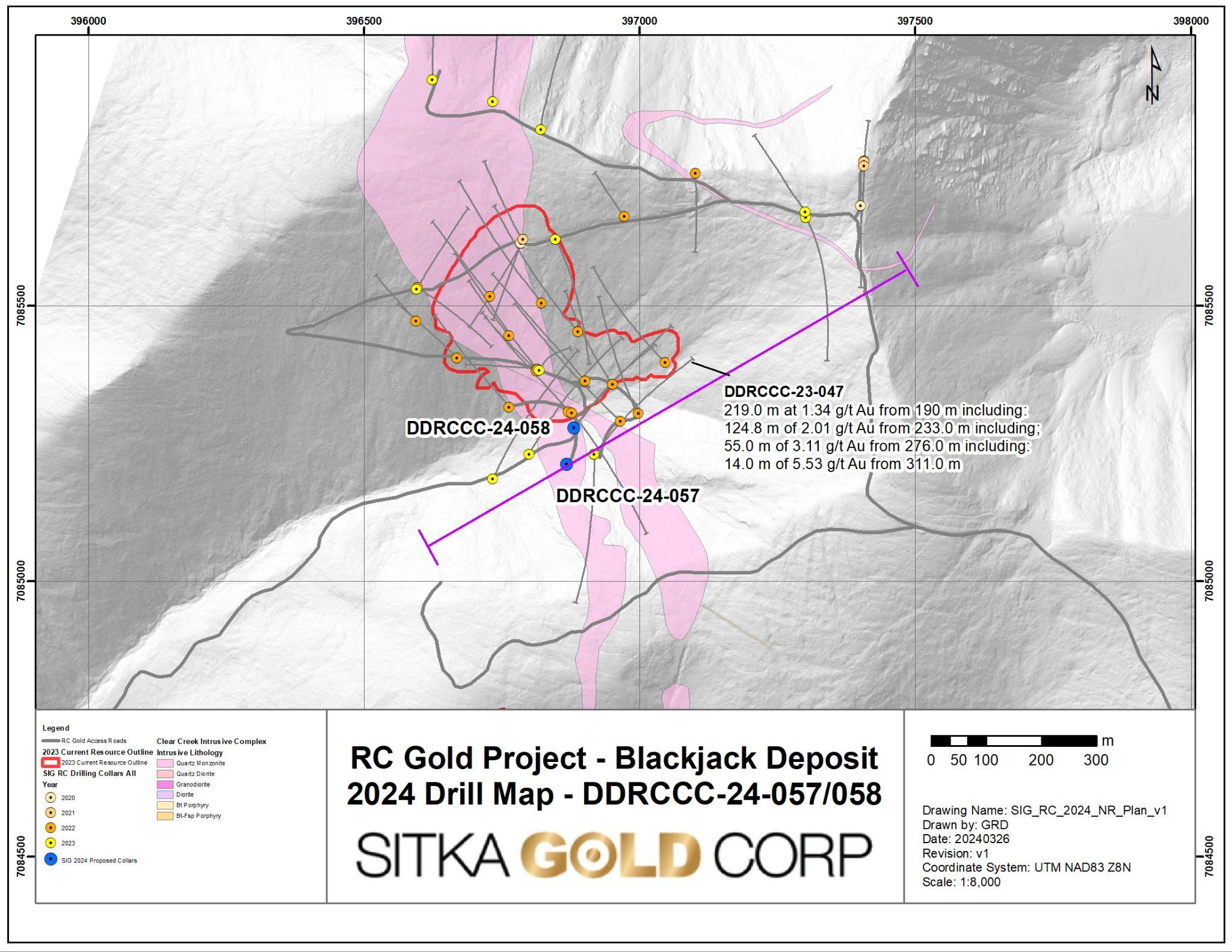 Sitka Intercepts Visible Gold in First Diamond Drill Hole of 2024 at its RC Gold Project in ...