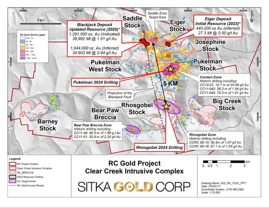 Sitka Increases Gold Mineral Resource Estimate to 1.3 Million Ounces ...