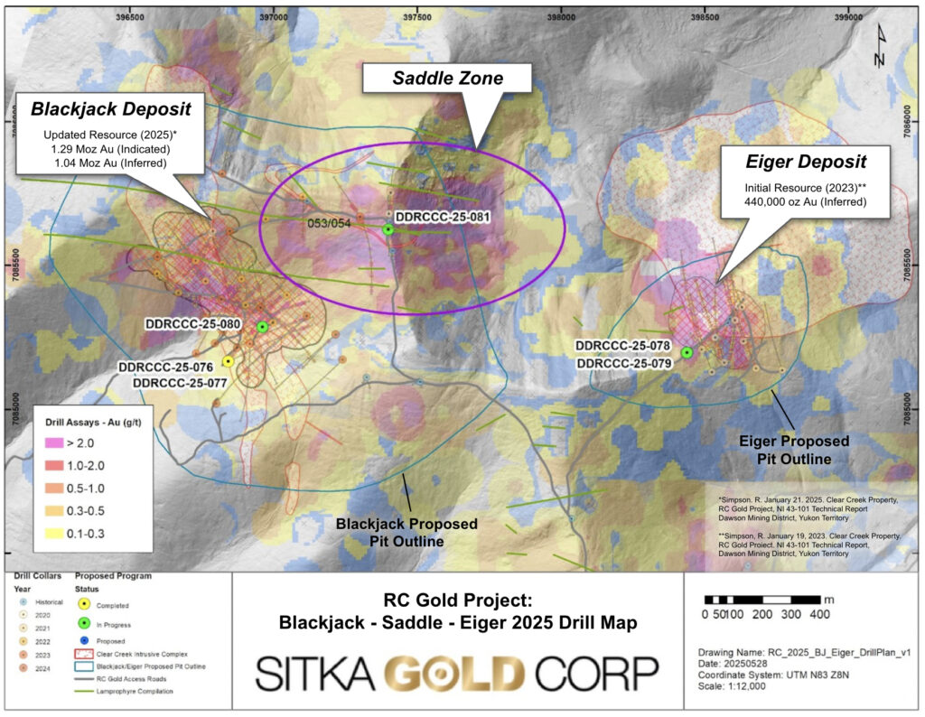 Sitka Intercepts Multiple Occurrences of Visible Gold in First Drill Holes of the Summer Season ...