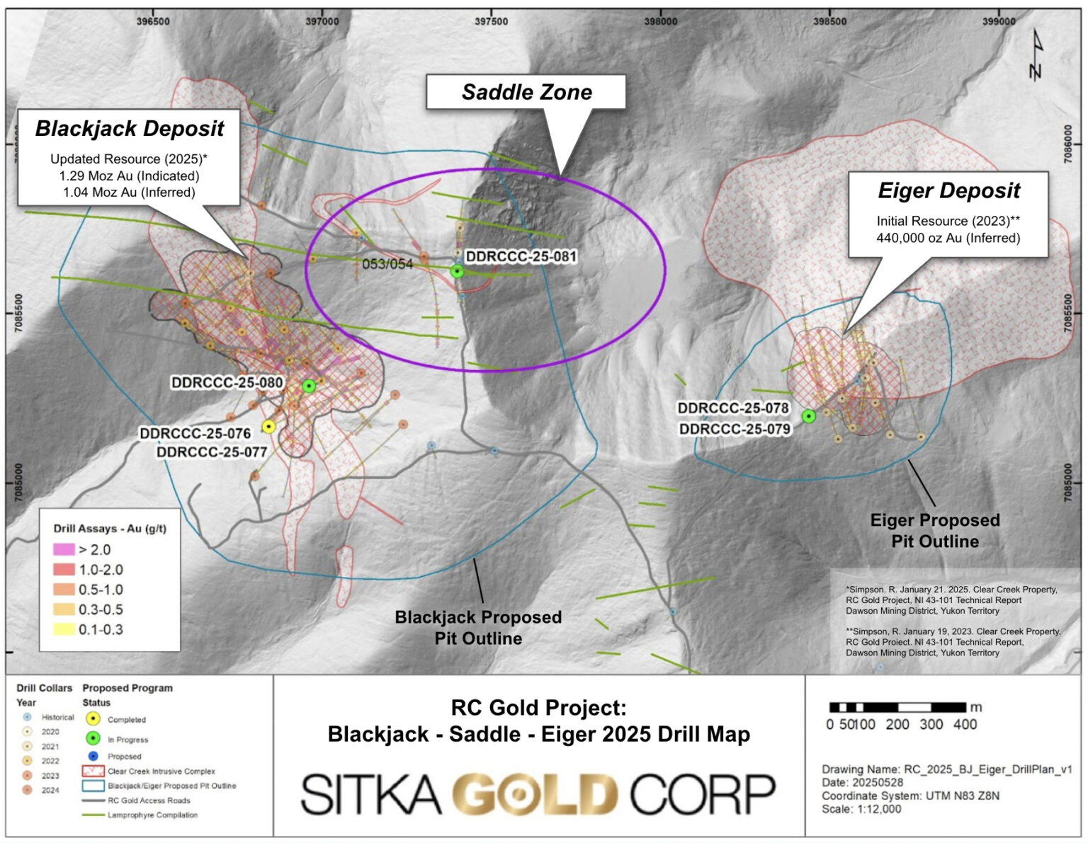 Sitka Intercepts Multiple Occurrences of Visible Gold in First Drill Holes of the Summer Season ...